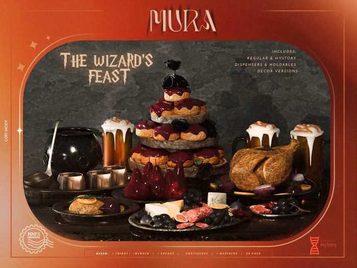 Second Life Marketplace - Mura Home - The Wizard's Feast Fatpack