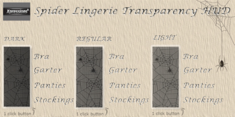 Second Life Marketplace - [Xprs] - Spider Lingerie