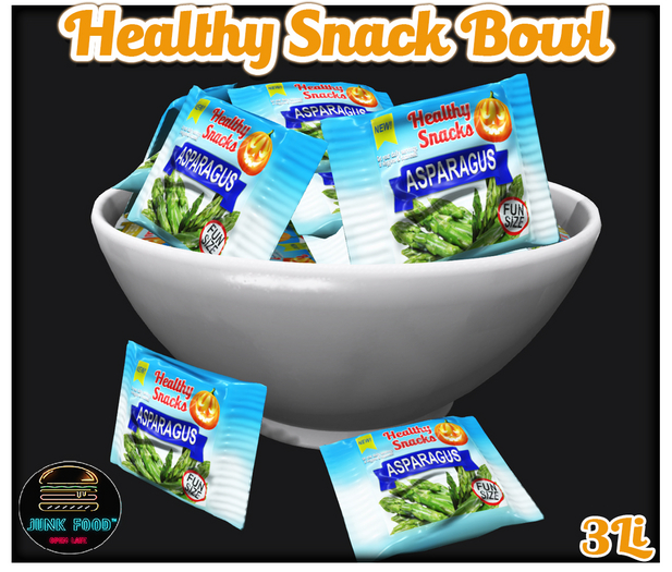 Second Life Marketplace - Junk Food - Healthy Snack Bowl (Asparagus)