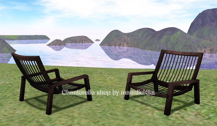 Second Life Marketplace - SAYO - Ocean Oasis Gacha - Wire Outdoor Chair ...