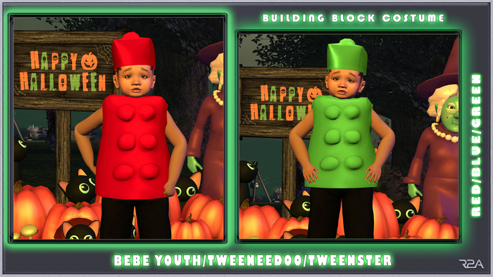 Second Life Marketplace - R2A BUILDING BLOCK COSTUME