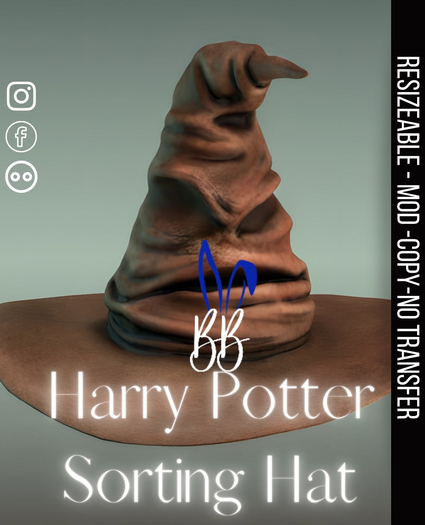 Second Life Marketplace - Bad Bunny - Harry Poter Sorting Hat