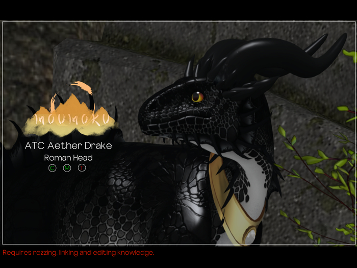 Second Life Marketplace - : M o u m o k u : ATC Aether Drake : Roman ...