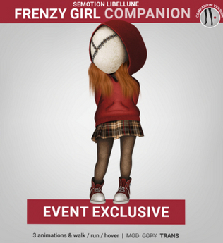 Second Life Marketplace - SEmotion Libellune Frenzy Girl Companion ...