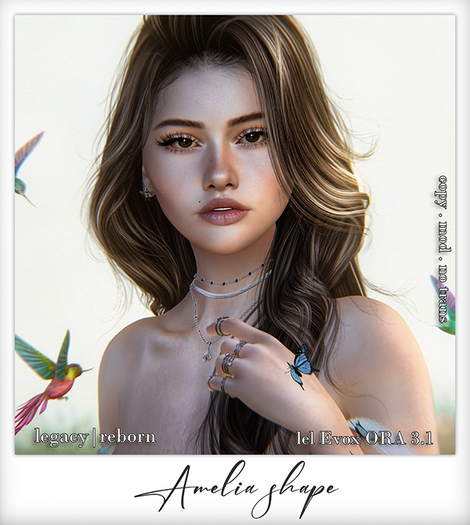 Second Life Marketplace - Solv - Amelia Shape (lel EvoX Ora 3.1)