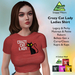 Second Life Marketplace - Snappy // Crazy Cat Lady Ladies Top