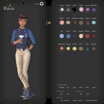 Second Life Marketplace - Rebirth ~ Stefan Outfit