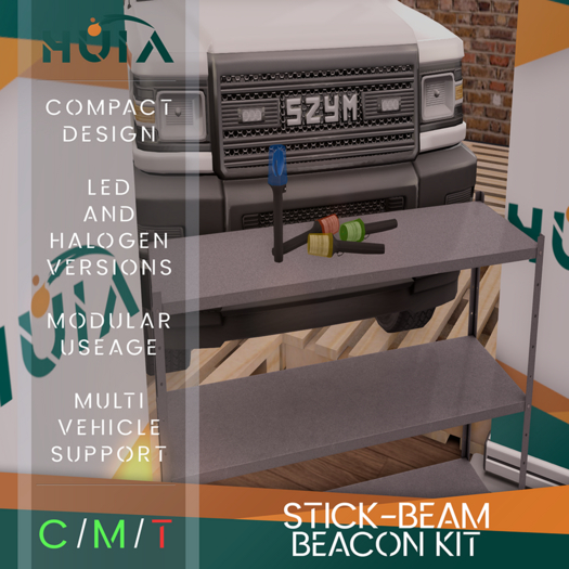Second Life Marketplace - ~Huia~ Stick-Beam Beacon Pack