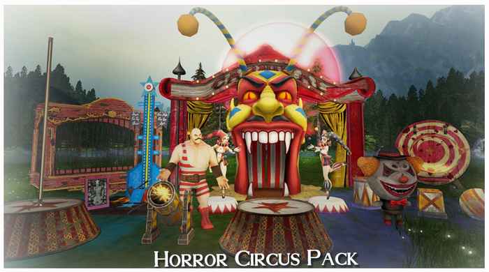 Second Life Marketplace - EVH Horror Circus Pack