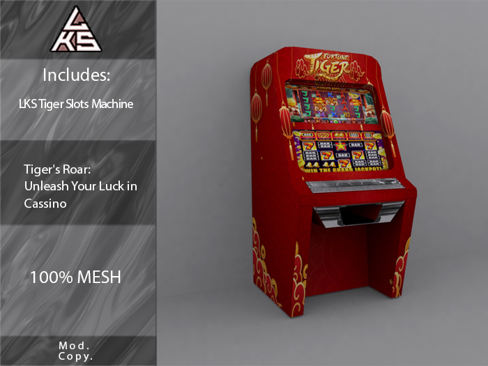 Second Life Marketplace - LKS Tiger Slot Machine