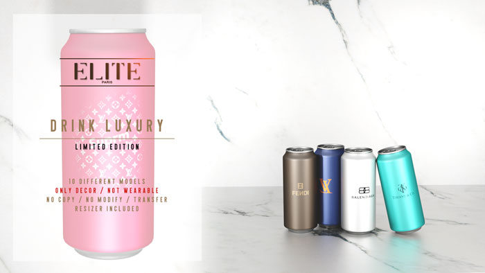 Second Life Marketplace - Elite Paris-Drink (Fatpack) Rezz