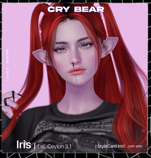 Second Life Marketplace - cry bear - Iris Shape [LeL Ceylon 3.1]