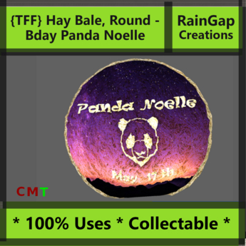 Second Life Marketplace - {TFF} Hay Bale, Round - Bday Panda Noelle ...