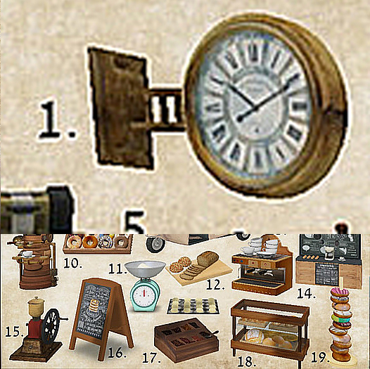 Second Life Marketplace - 01**JPK La Vie De Cafe Gacha -Clock-