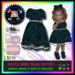Second Life Marketplace - *LVD* Glitz Girl Teal - Bebe Toddler & Chonk, TD