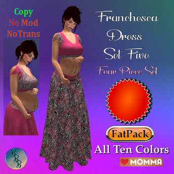 Second Life Marketplace - .:Franchesca Dress FATPACK [BOXED] LoveMomma