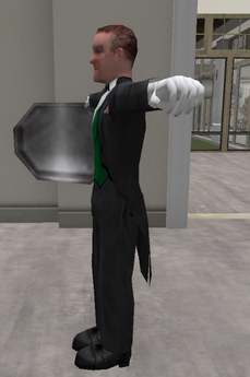 Second Life Marketplace - FullPerm Male Butler mesh avatar with serving ...