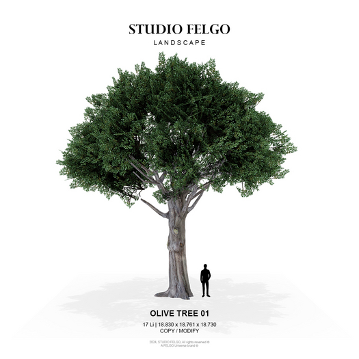 Second Life Marketplace - STUDIO FELGO // Trees - Olive 01