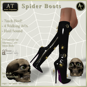 Second Life Marketplace - AT - Anima Temptation Spider Boots