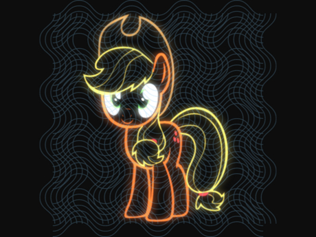 Second Life Marketplace - MLP Applejack Neon Solo Portraits Texture ...