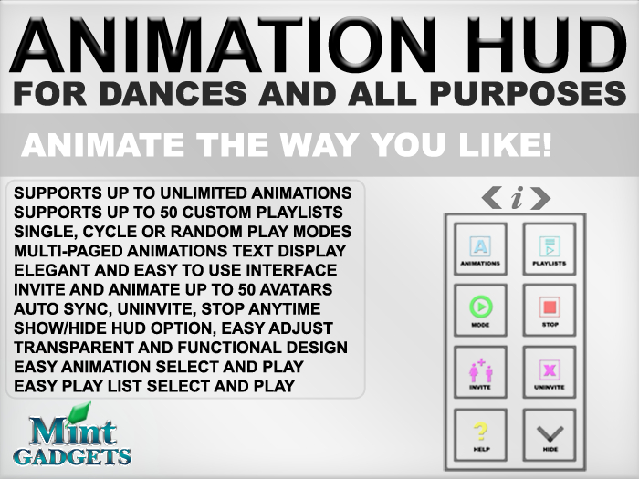 Second Life Marketplace - Elegance Animation and Dance HUD