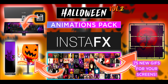 Second Life Marketplace - InstaFX / Animations Pack [Halloween Vol.2] ★NEW★