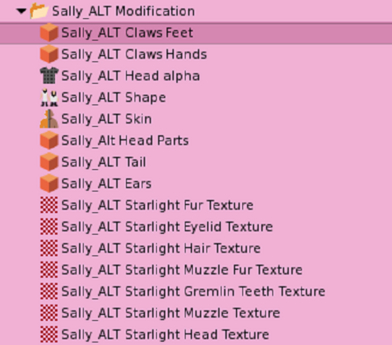 Second Life Marketplace - :MSPR: - Sally_ALT Modification Kit