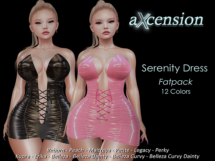 Second Life Marketplace Ax Serenity Dress Fatpack