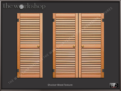 Second Life Marketplace - WINDOW SHUTTER NATURAL TEXTURES