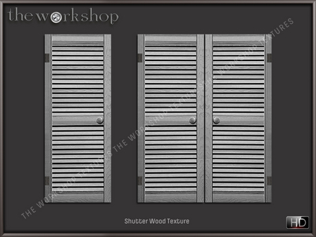 Second Life Marketplace - WINDOW SHUTTER NATURAL TEXTURES