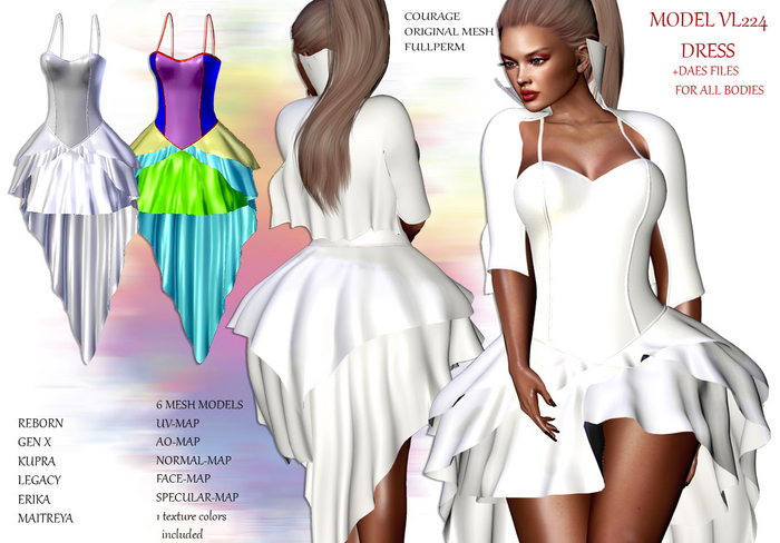 Second Life Marketplace - Christmas sale! - 50% Model VL-224