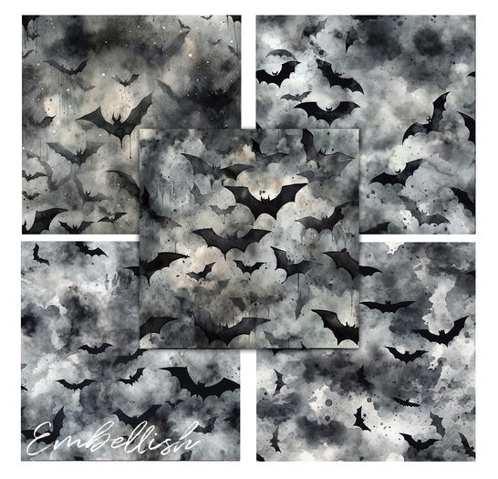 Second Life Marketplace - Embellish Dark Bats Seamless Textures