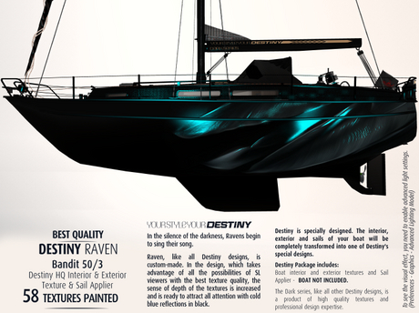 Second Life Marketplace - Bandit 50/3 /// Destiny /// RAVEN /// Paint Pack.