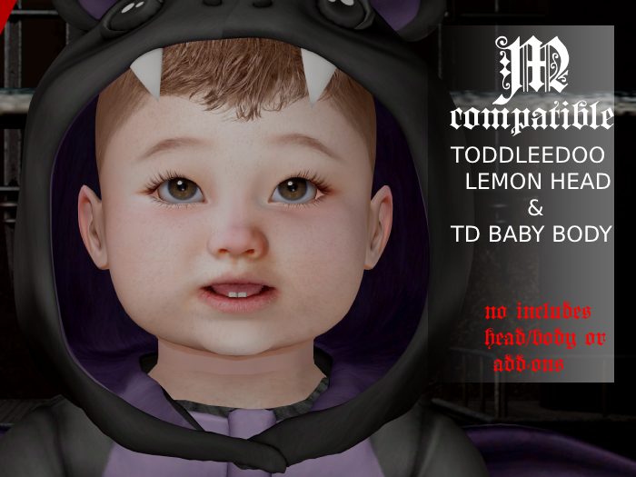 Second Life Marketplace - PROMO70 SHAPE IVAR FOR TD LEMON HEAD AND TD BODY