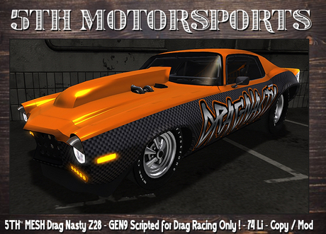 Second Life Marketplace - 5TH~ MESH Drag Nasty GEN9 (Promod) Drag ...