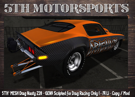 Second Life Marketplace - 5TH~ MESH Drag Nasty GEN9 (Promod) Drag ...