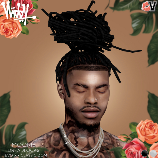 Second Life Marketplace - Vladdy // "Moonie" Dreadlocks (Fatpack) (EVO ...