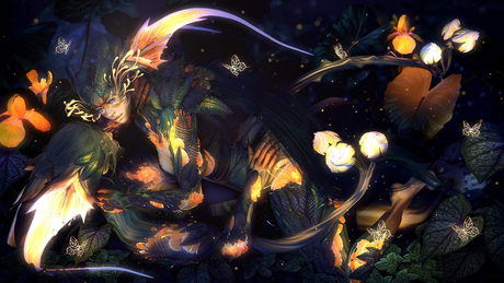 Second Life Marketplace - {GHOSTED} WYLD'S DRYAD - BLACK LOTUS [wear me]