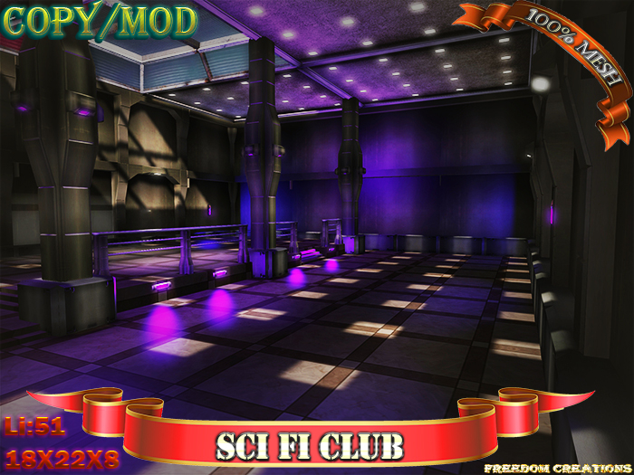 Second Life Marketplace - Sci fi club-Freedom creations