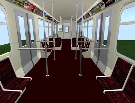 Second Life Marketplace - City tube, subway car drivable and tour versions