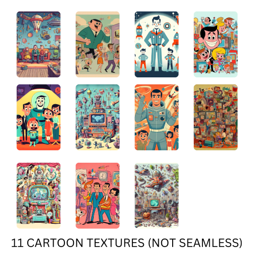 Second Life Marketplace - 11 Cartoon textures