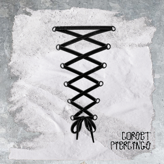 Second Life Marketplace - +WORN+ Corset Piercings BLACK V2