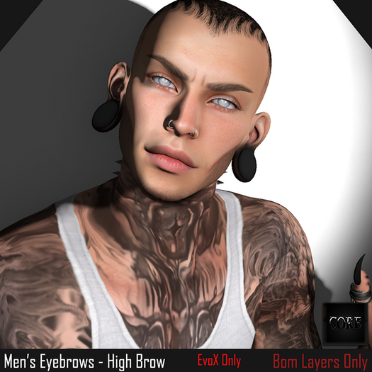Second Life Marketplace - ::: Core::: Men's High Brow (EvoX)