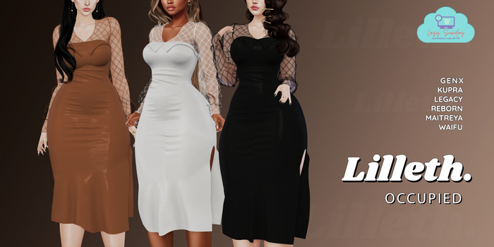 Second Life Marketplace - Lilleth. OCCUPIED Reborn 40 Colors HUD