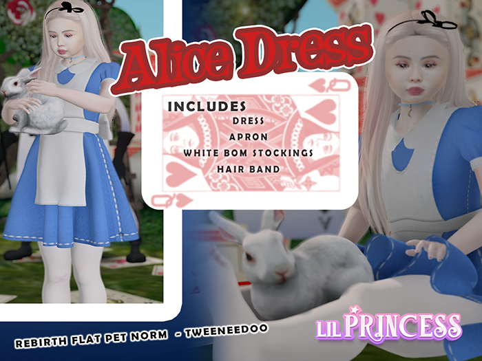 Second Life Marketplace - LilPrincess Alice Dress