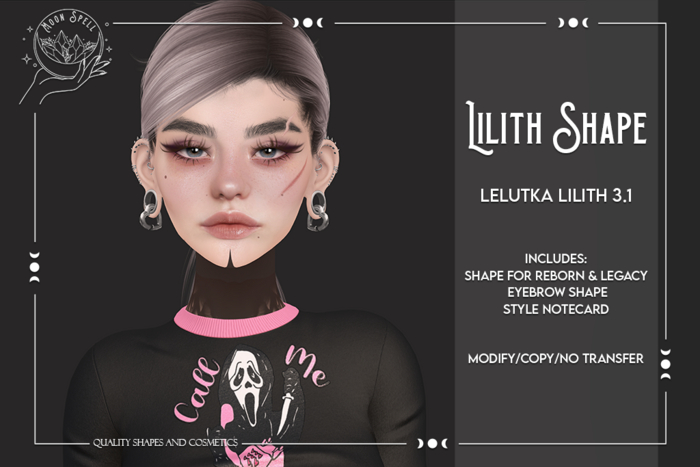 Second Life Marketplace - Moon Spell - Lilith - Lilith LeLutka