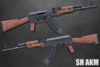 Second Life Marketplace - SH RP Prop Gun - AKM (Female Version)