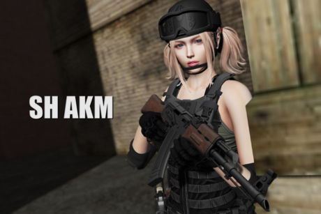 Second Life Marketplace - SH RP Prop Gun - AKM (Female Version)