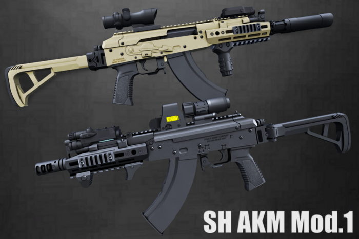 Second Life Marketplace - SH RP Prop Gun - AKM Mod.1 (Female Version)