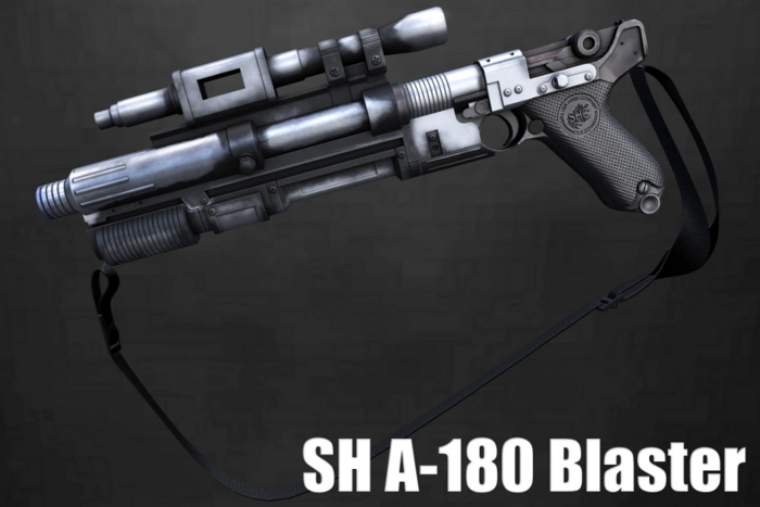 Second Life Marketplace - SH RP Prop Gun - A-180 Blaster